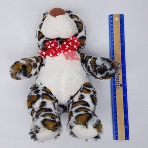 Hobby Lobby | Toys | Hobby Lobby Plush Leopard Cheetah Heart Bow | Poshmark